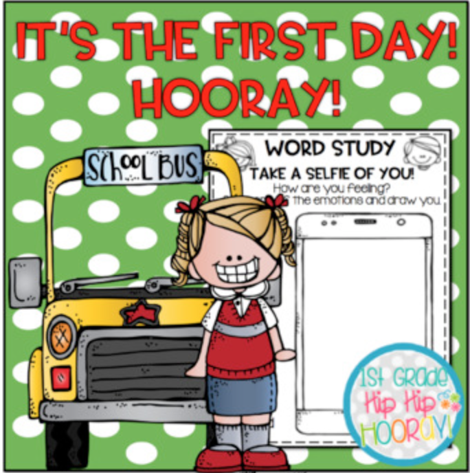 1st Grade Hip Hip Hooray!: Back to School Literacy Companions!
