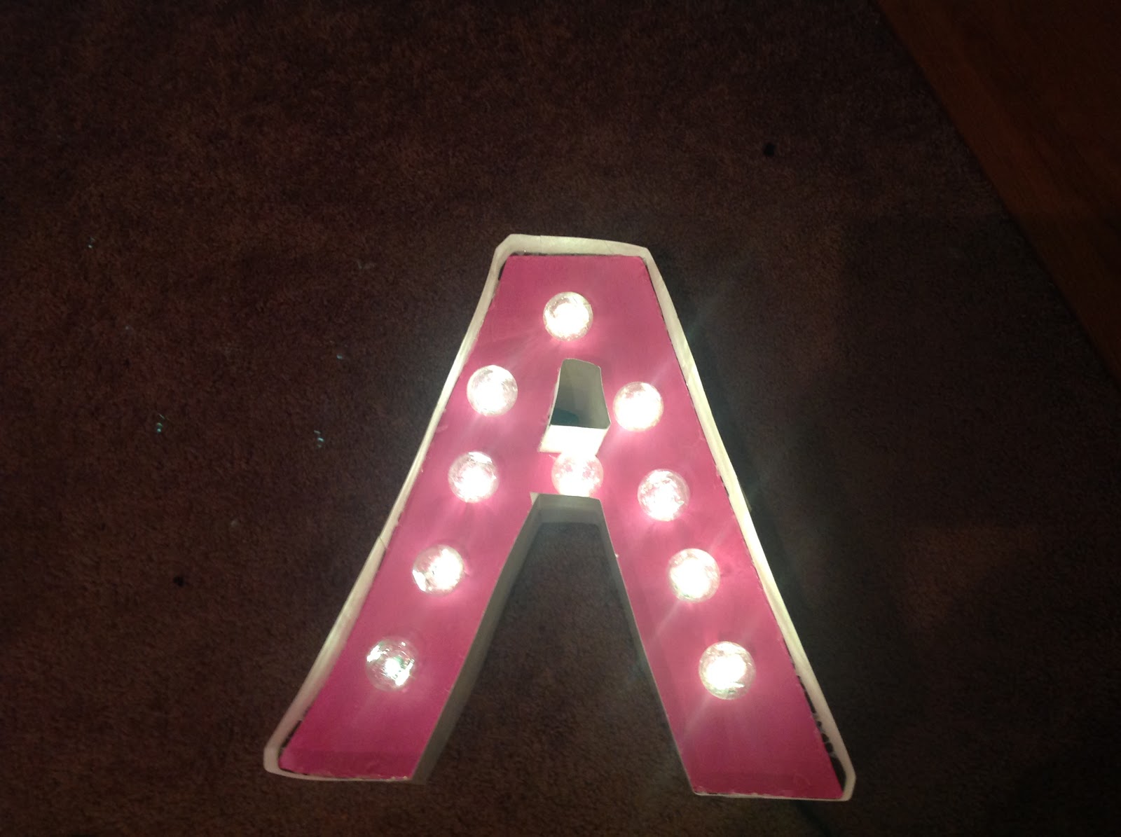 The I in Creativity: Marquee Letter