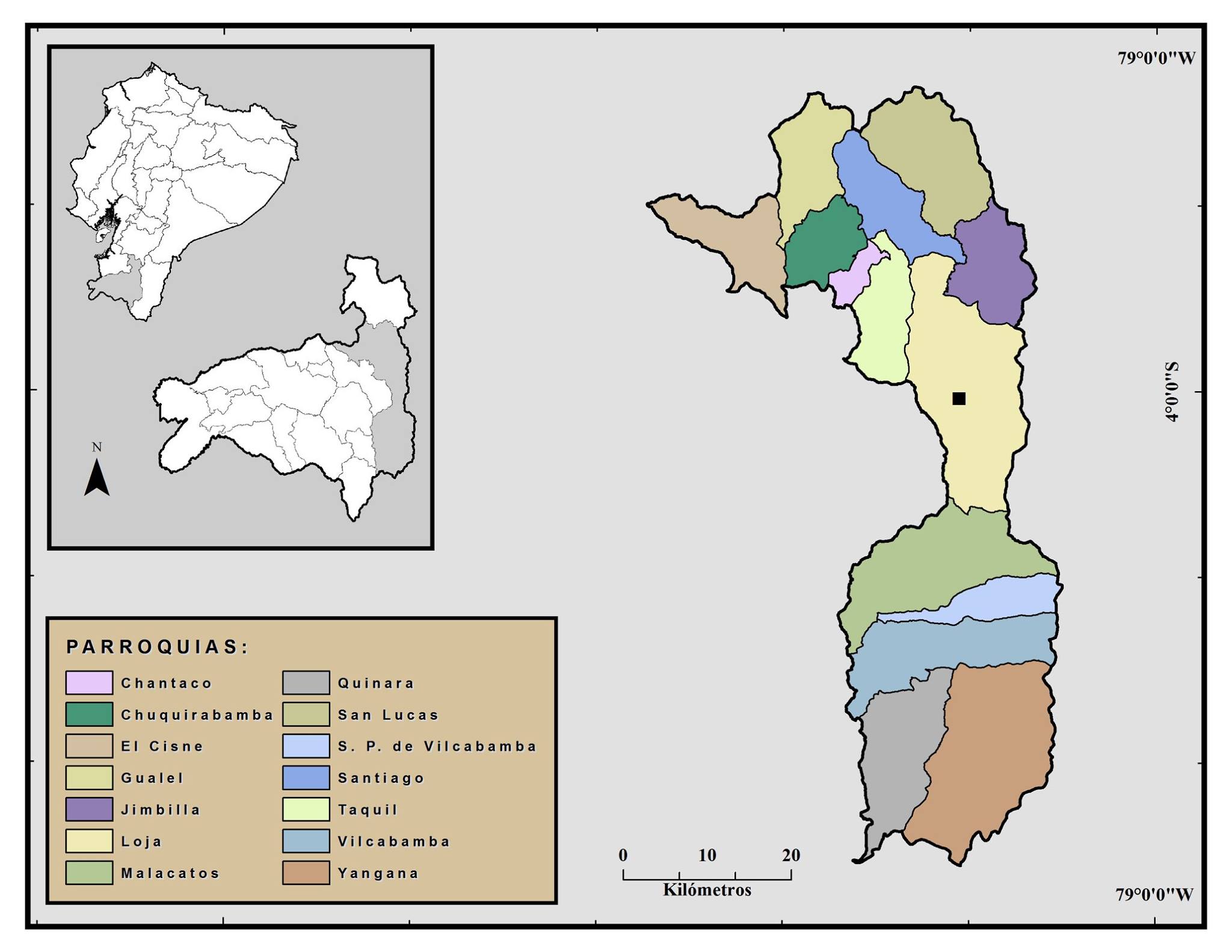 Cantones ecuatorianos: Loja