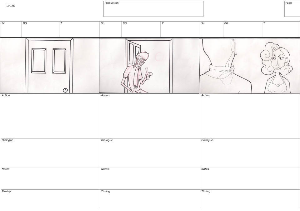 The date night project: Basic Storyboard First Draft