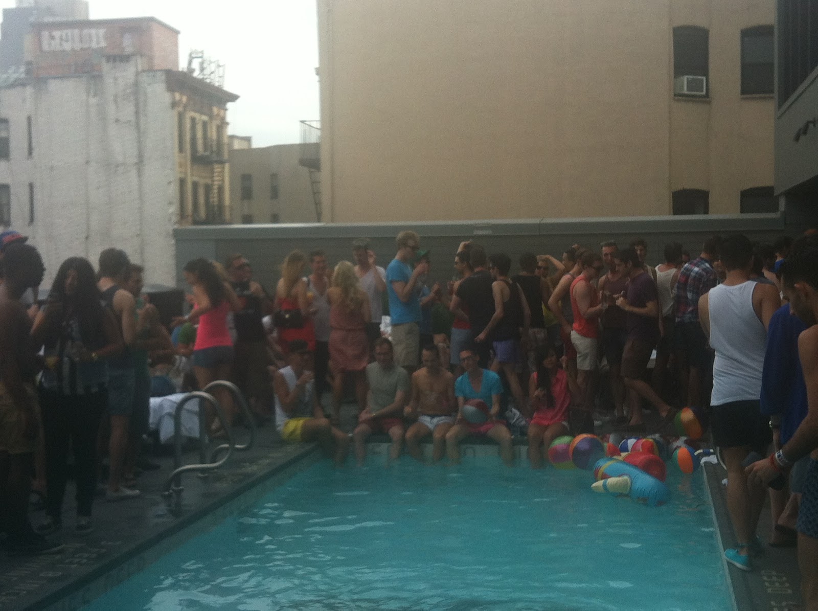 CHISA'S DIARY: @GUMBONYC Pride Pool Party at Thompson Hotel