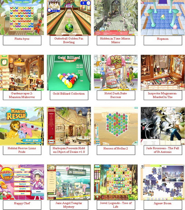 DVD MiniGame, PopCap, Bigfish, Alawar, Hidden Mystery,Hidden Object ...