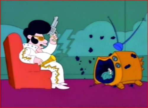 HOMENAGE AL REY DEL ROCK: ELVIS PRESLEY EN LOS SIMPSON´S Y (HOMER ...