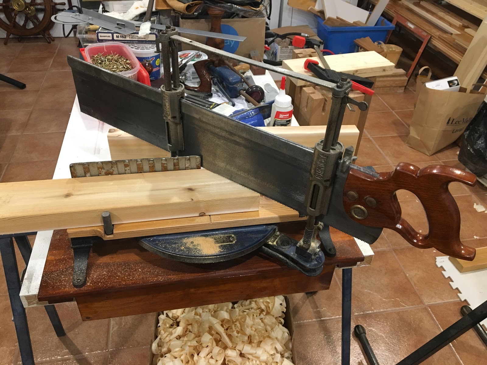 The Off-grid Wood Butcher: Weekend exercise: mitered bridle joint