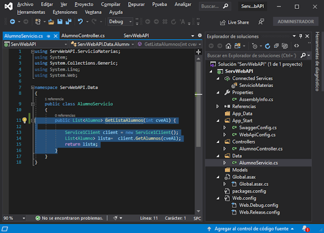 Usando Servicios Web con .Net: 009 COMPOSICION DE SERVICIOS WEB EN ASP.NET