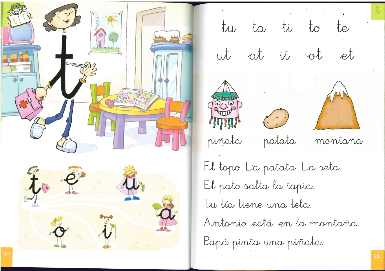 La gela de Ihintza: Lectura letra "T"