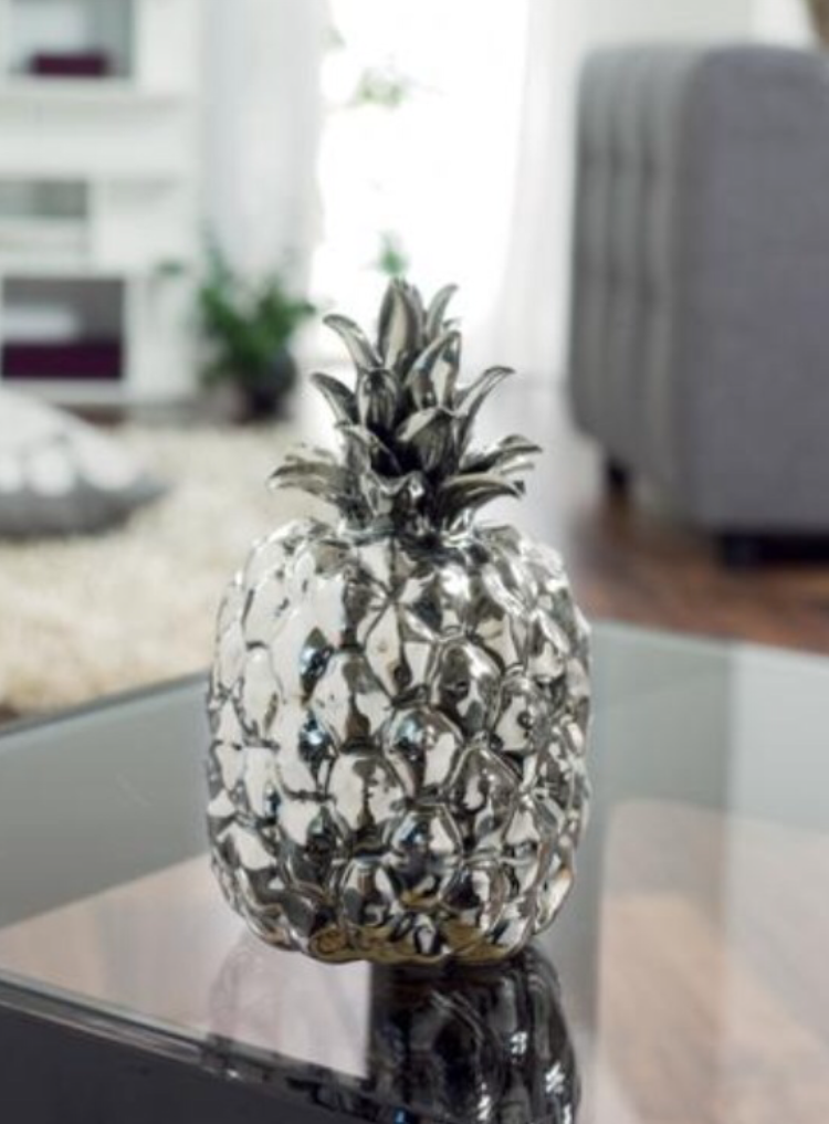 Modern Palm Boutique: Silver Pineapples in Modern Palm