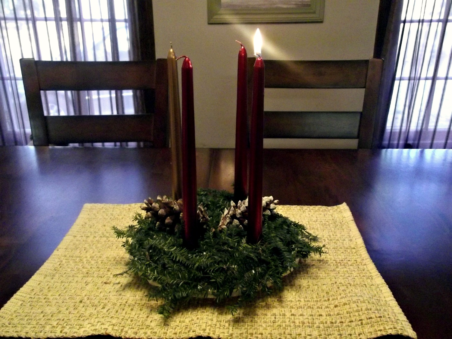 Peaceful Gatherings: Easy Advent Wreath