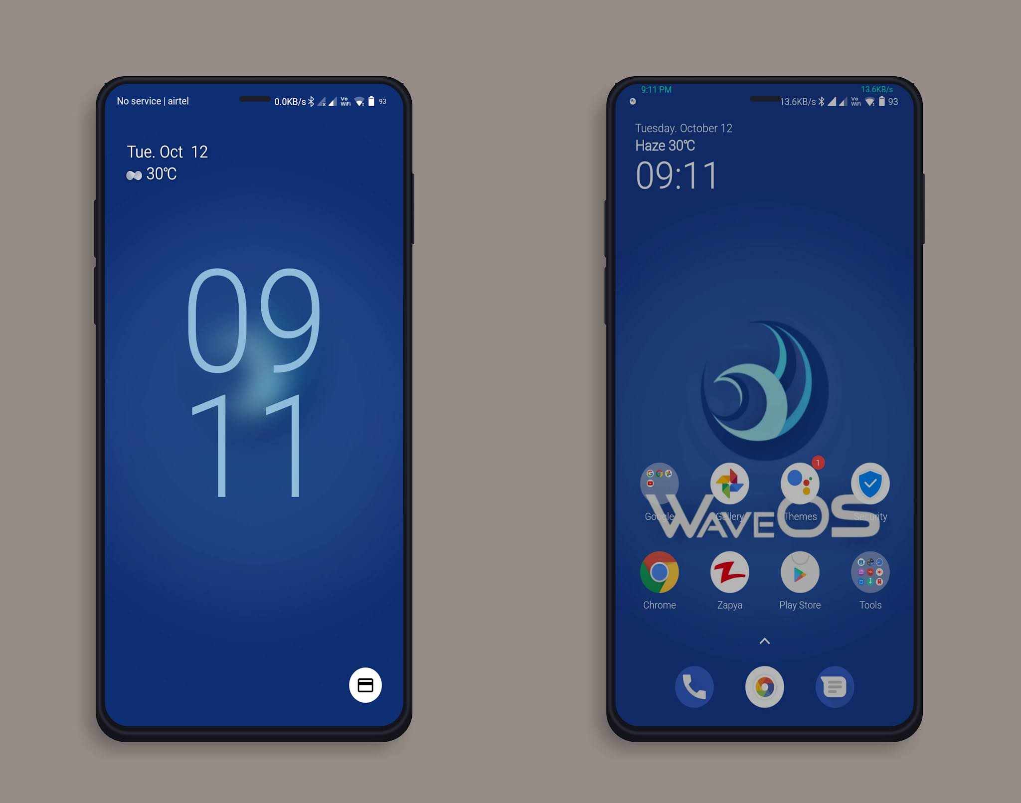 Wave OS Theme for miui 12 with Boot animation | MIUI Themes