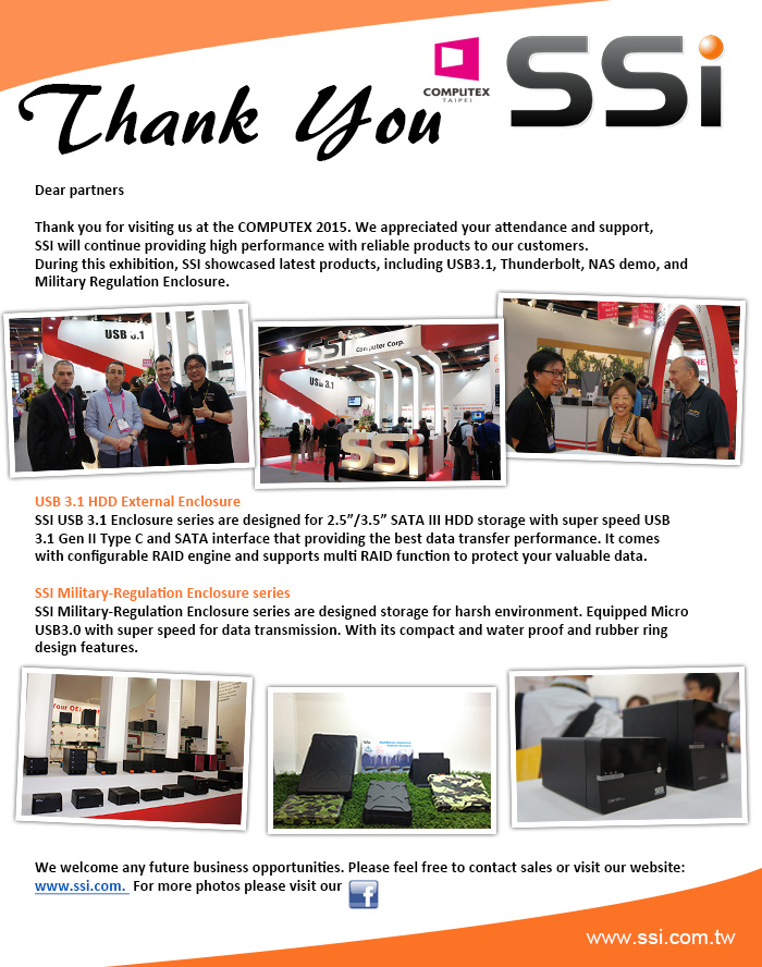 SSI Computer Storage