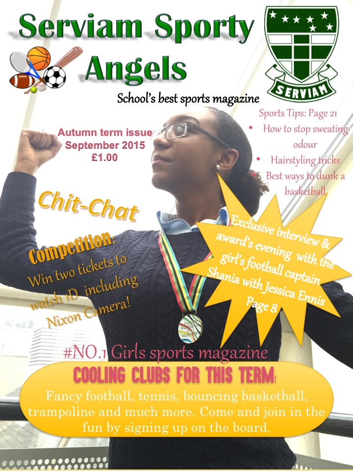 FemaleSportsgala Blog School Magazine Front Cover FemaleSportsgala Blog School Magazine Front Cover