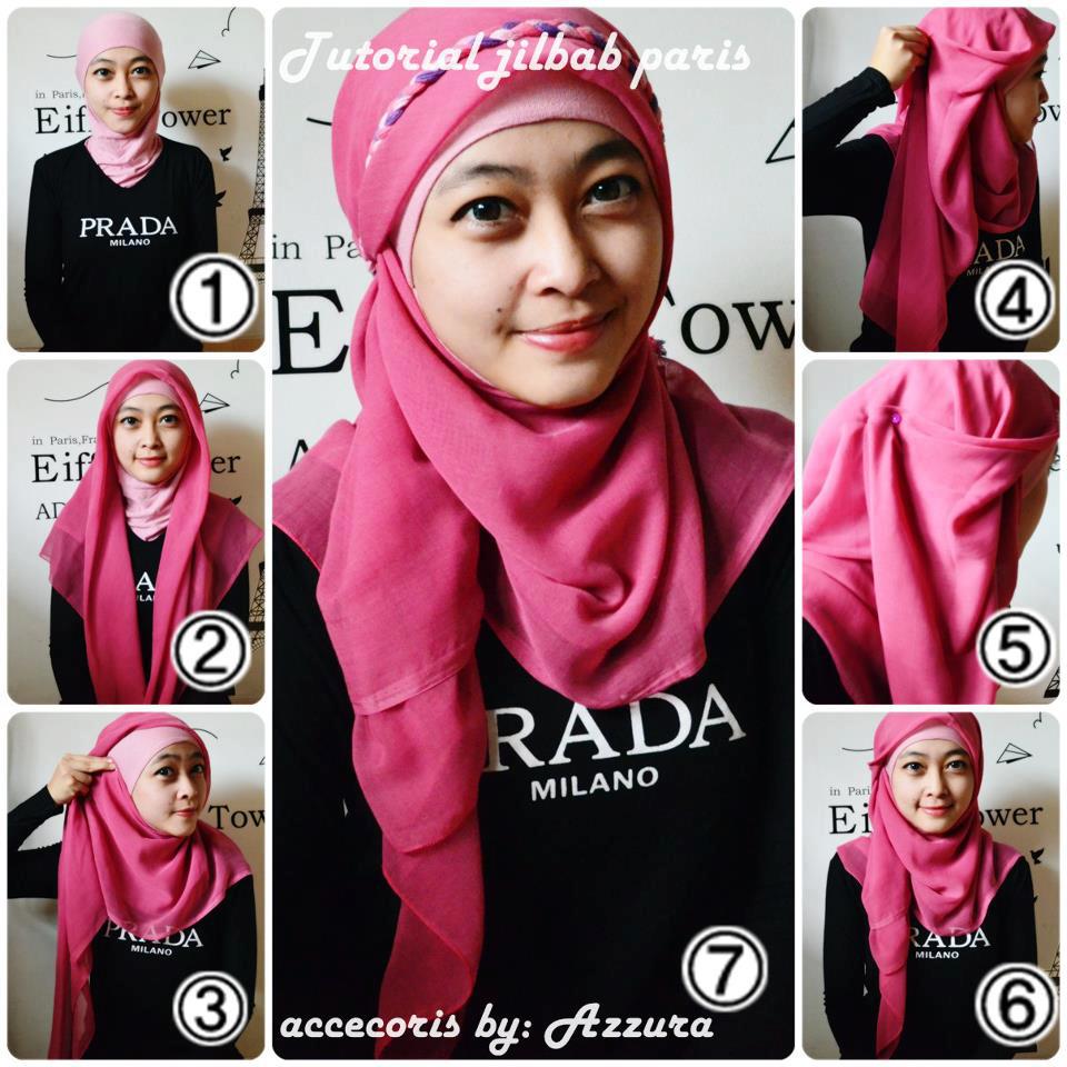 amiihong's blogs: Tutorial Hijab simple segi empat