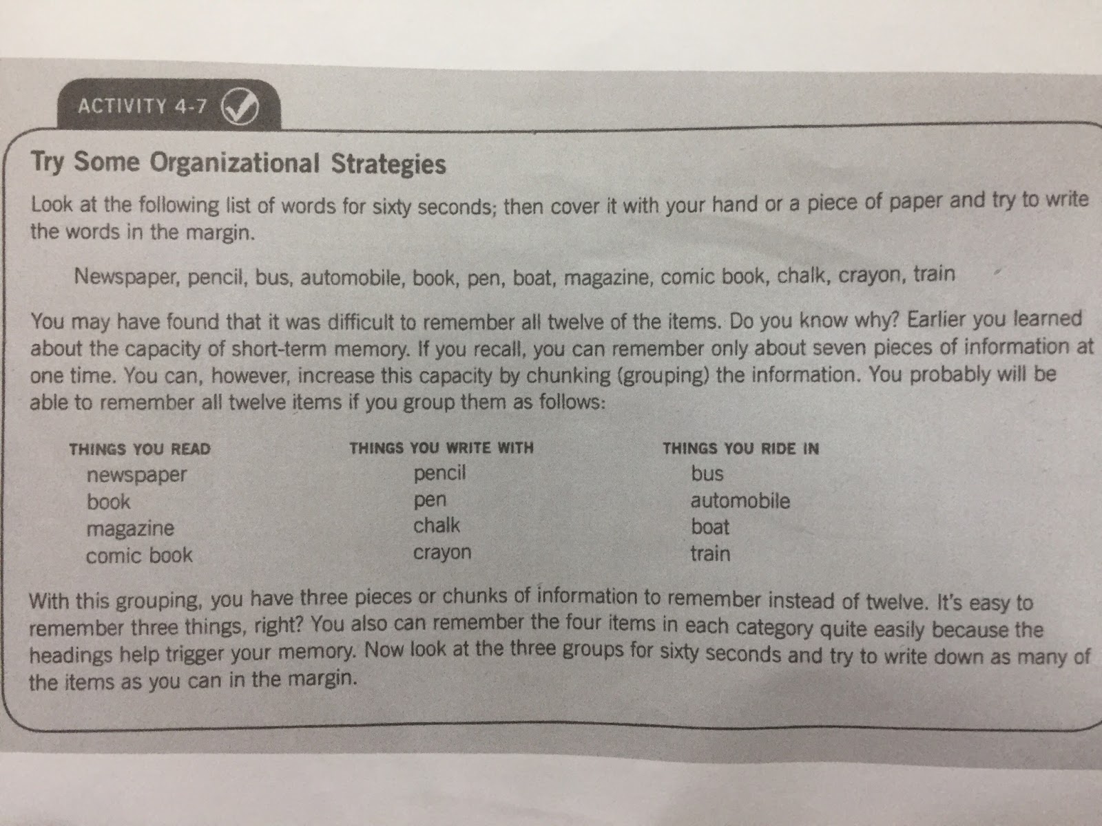UED 102: CHAPTER 1 : Learning Style Inventory
