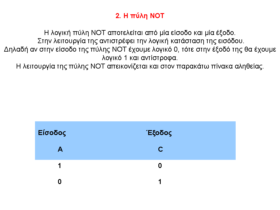 ΗΛΕΚΤΡΟΛΟΓΟΙ 1ης ΕΠΑΣ ΟΑΕΔ ΘΕΣΣΑΛΟΝΙΚΗΣ: ΛΟΓΙΚΕΣ ΠΥΛΕΣ