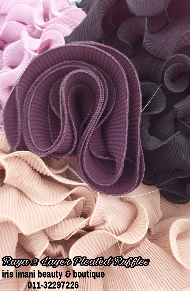 HirizFuschiea: PLEATED RUFFLES