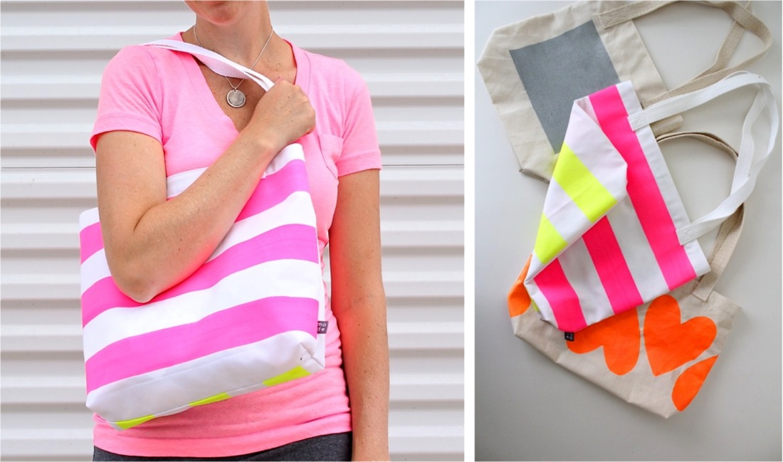 Neon BOXED-out TOTE - MADE EVERYDAY