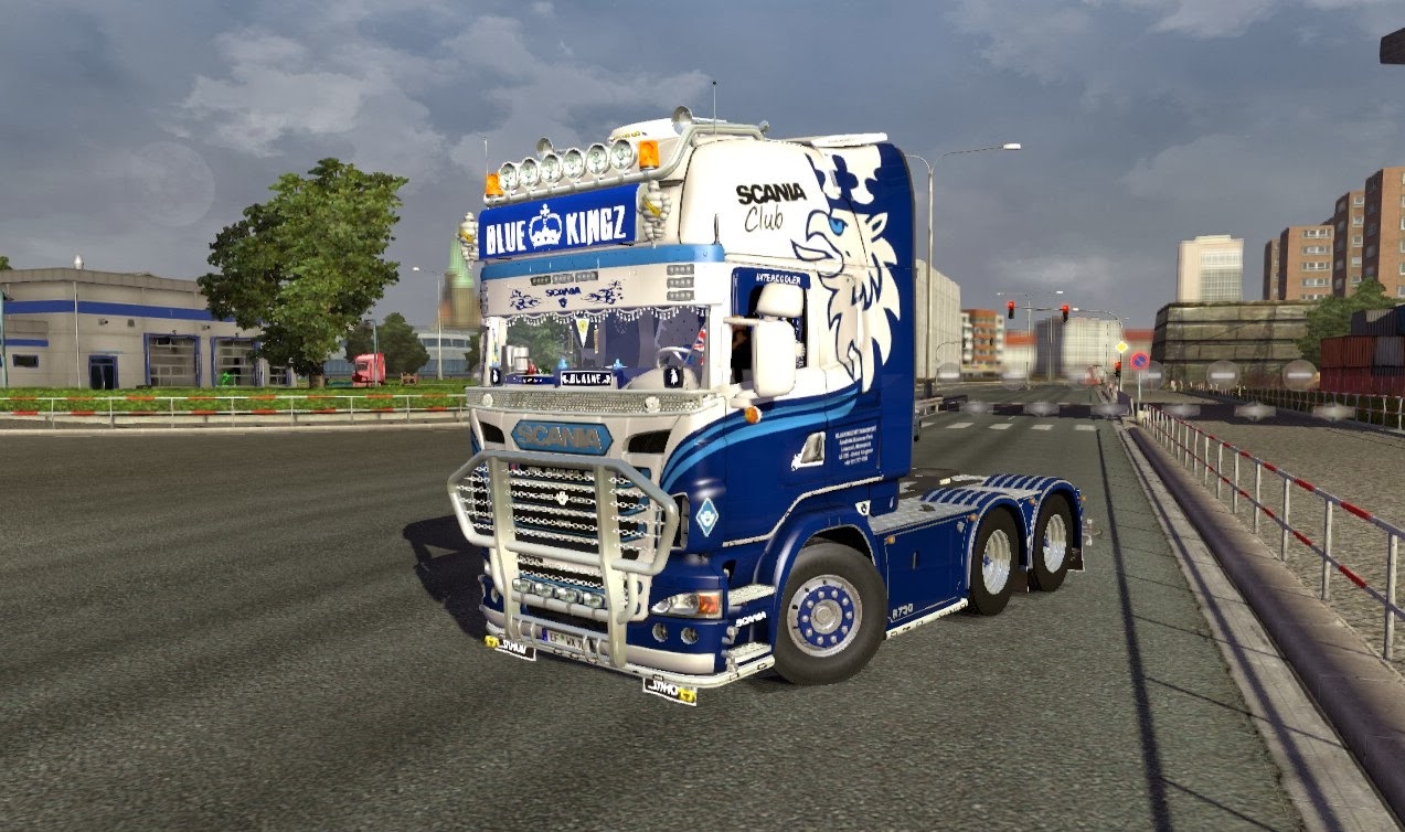 V8K Blaine SCANIA R730 v 2.0 + wheels, skins and xenon - Ets2 Mods ...