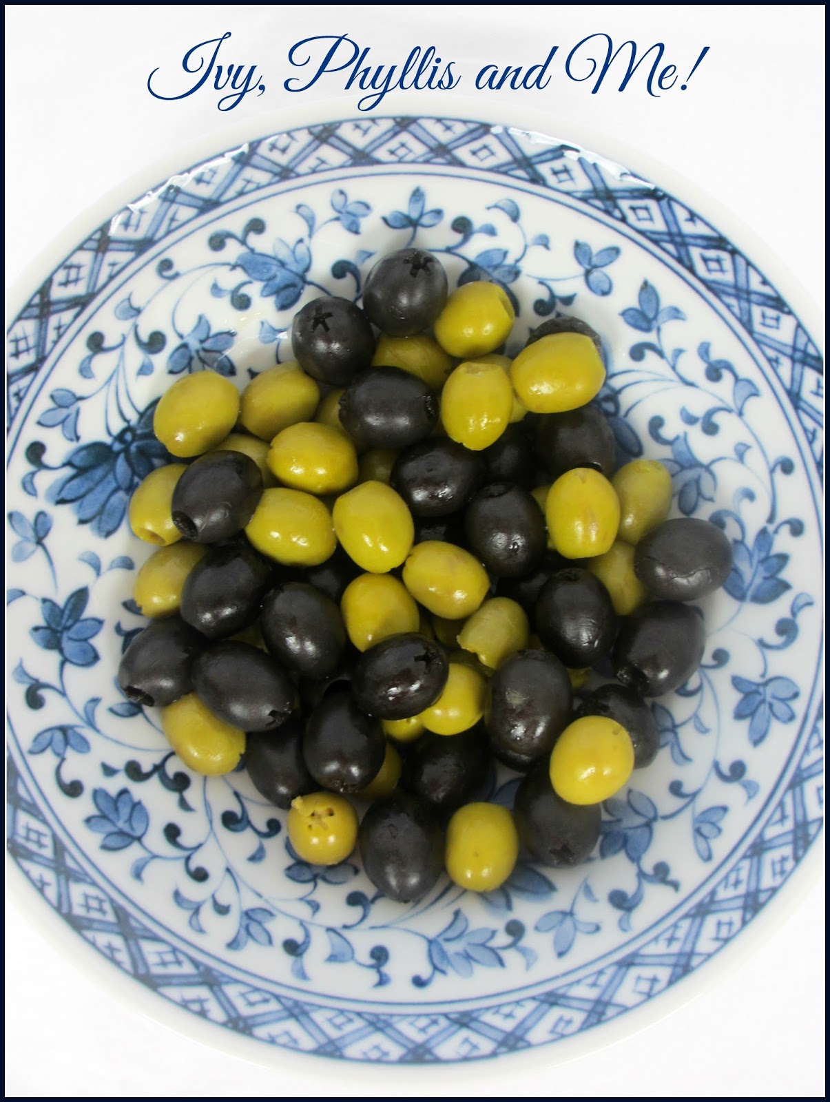 Ivy, Phyllis and Me!: BAKED GREEK OLIVES