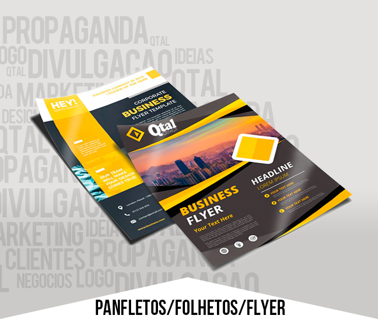 Flyer, Panfleto e Folder - Qtal Gráfica - ¹¹ 2761-0856