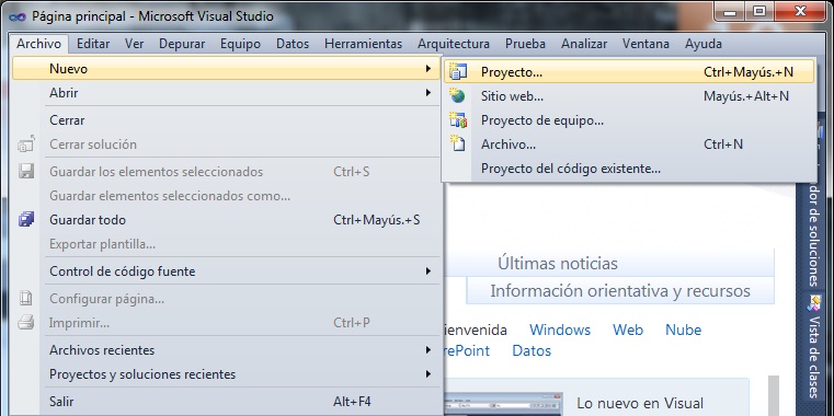 Starting to Program: Crear proyecto y agregar la Base de Datos Local