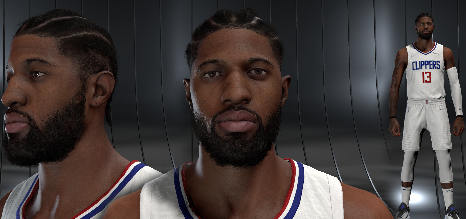 NBA 2K22 Paul George Cyberface Update and Body Model by PPP - Shuajota ...