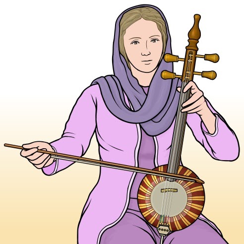 Web楽器事典 Vol . 3 （弓奏楽器編）: 古代ペルシャの弦楽器