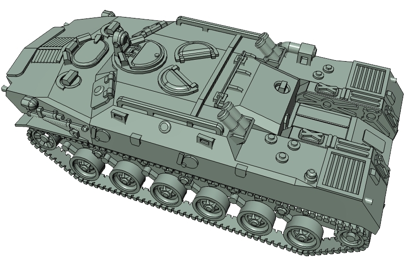 In the process - 3D model of BTR-D | Lead Adventure Forum