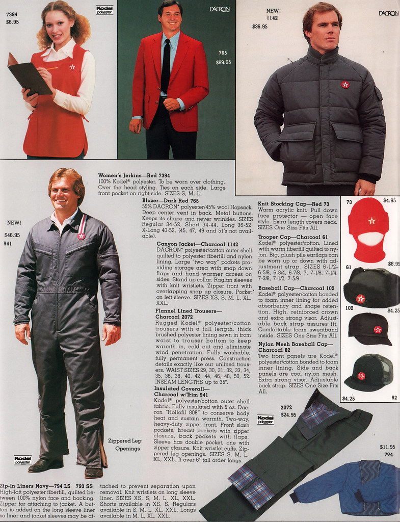 1980s Gas Station Fashions: Beautiful Uniforms for Texaco Dealers in ...