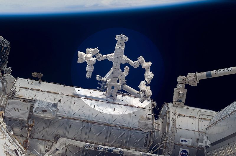 Suburban spaceman: CSA Dextre Robot: Refuels Mock Satellite on ISS