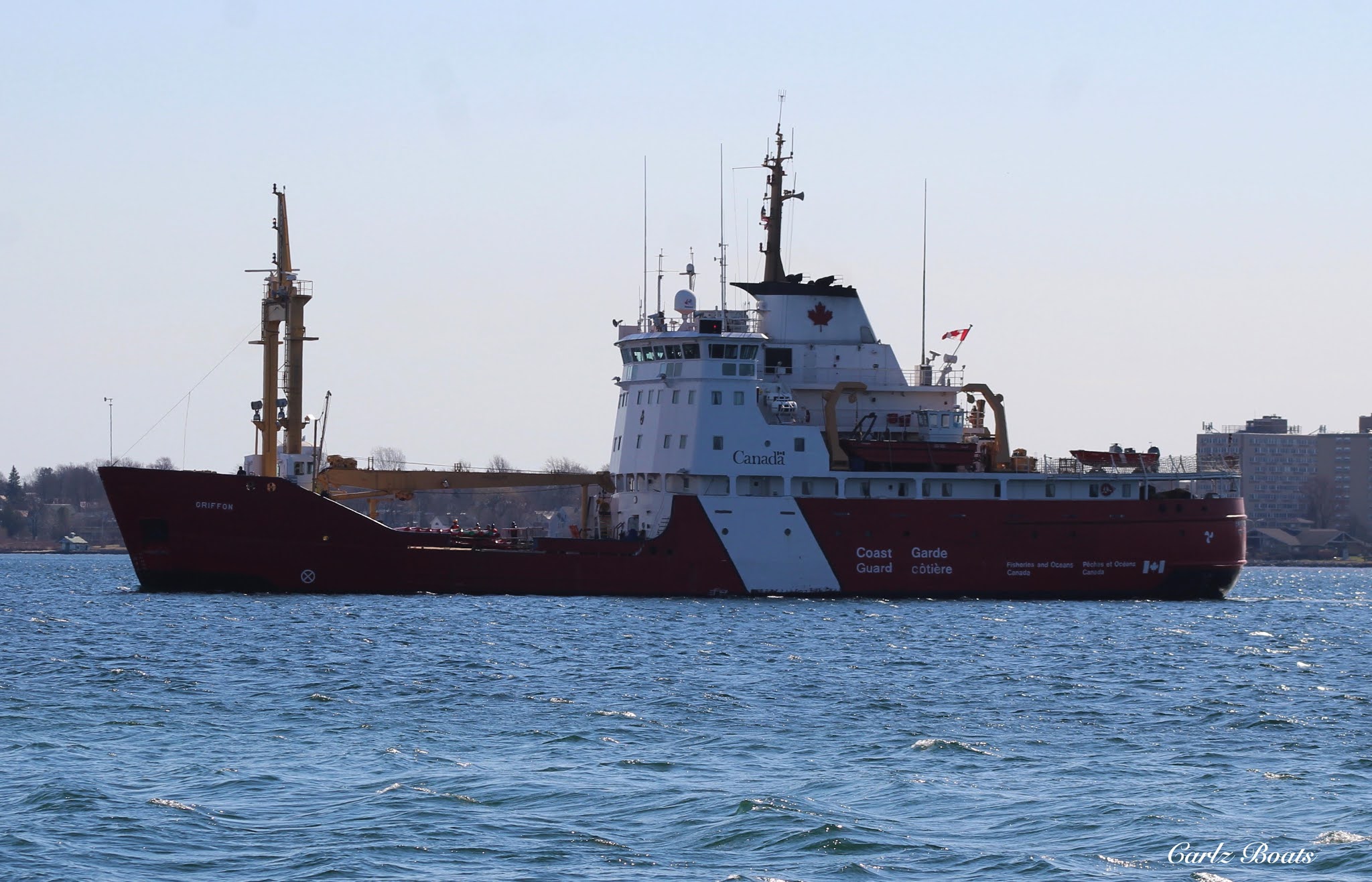 Carlz Boats: Light Icebreaker CCGS GRIFFON - A Homebound Pictorial