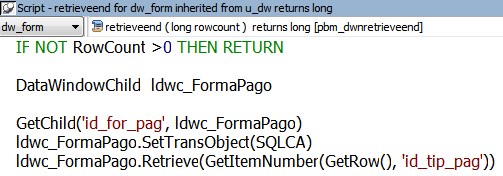 Desarrollador PowerBuilder: Trabajando con DropDowDatawindow - DDDW