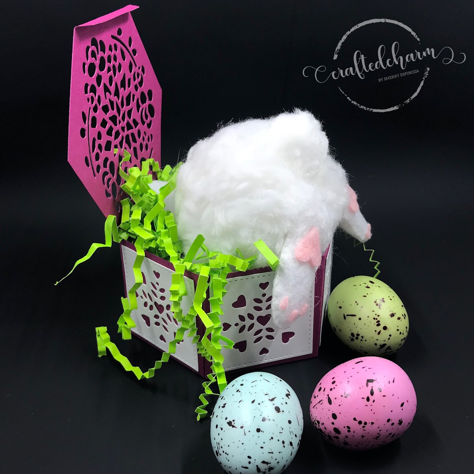 Crafted Charm Designs: Window Box Bunny + Blog Hop