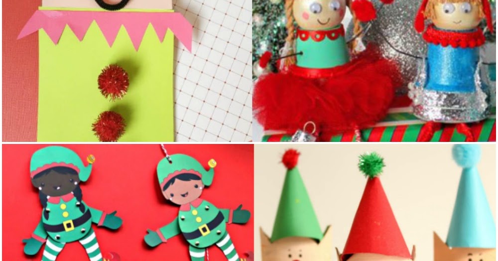 20 Easy and Fun Elf Crafts For Kids to Make this Christmas