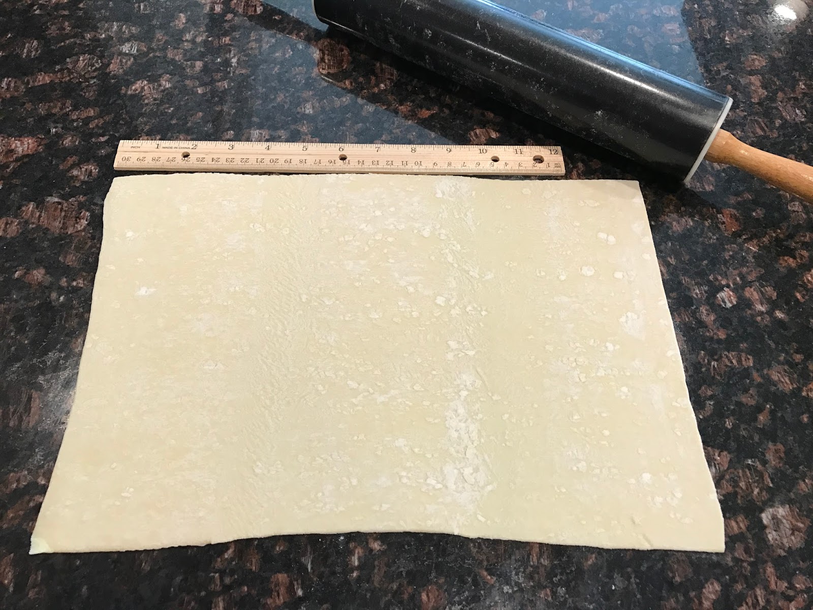 Strawberry Candy Cane Strudel