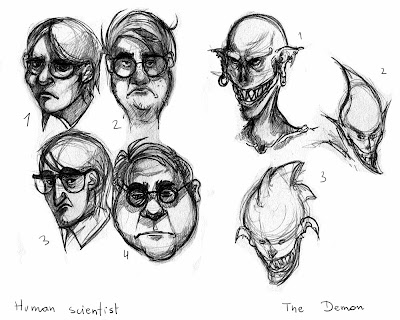 Samantha Niemczyk: Character Design: Villain and His Face Expressions
