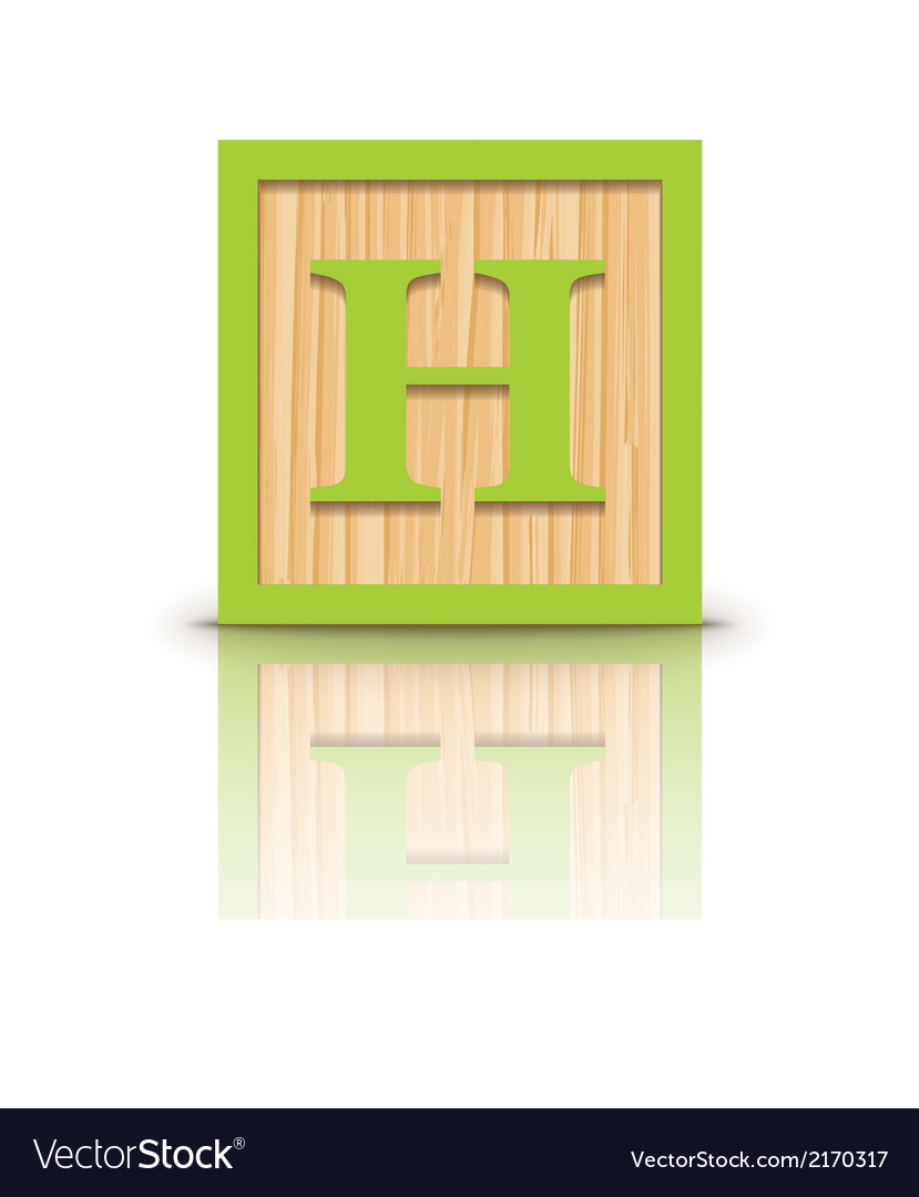 Alphabet Block Letters - Formal Letter