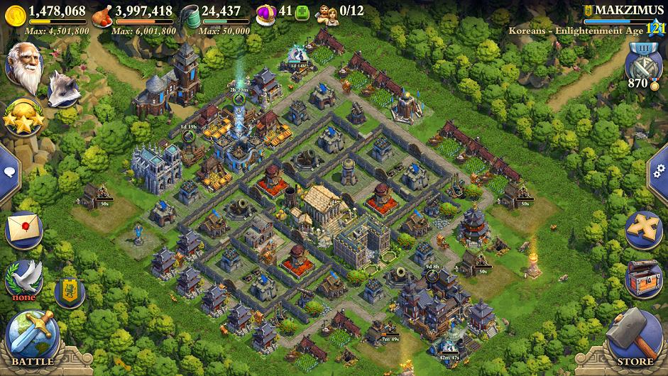 New Enlightenment Age Base Layout - DomiNations Guides