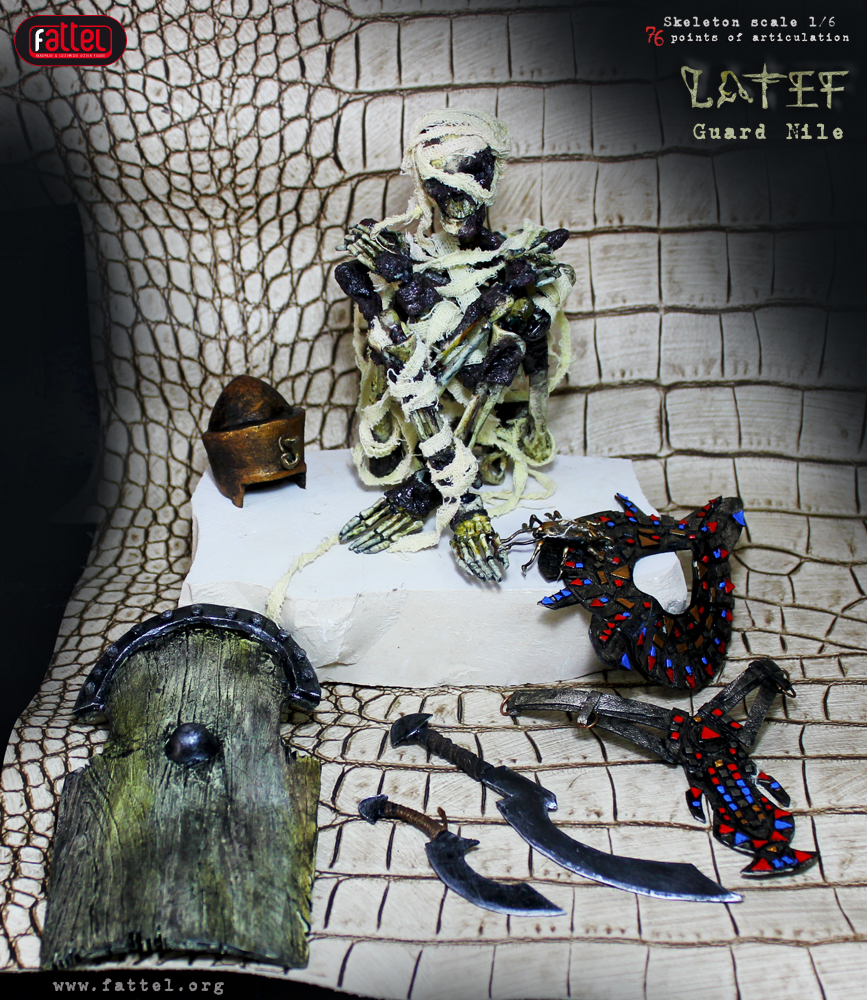 Action figure skeleton by Fattel: September 2015