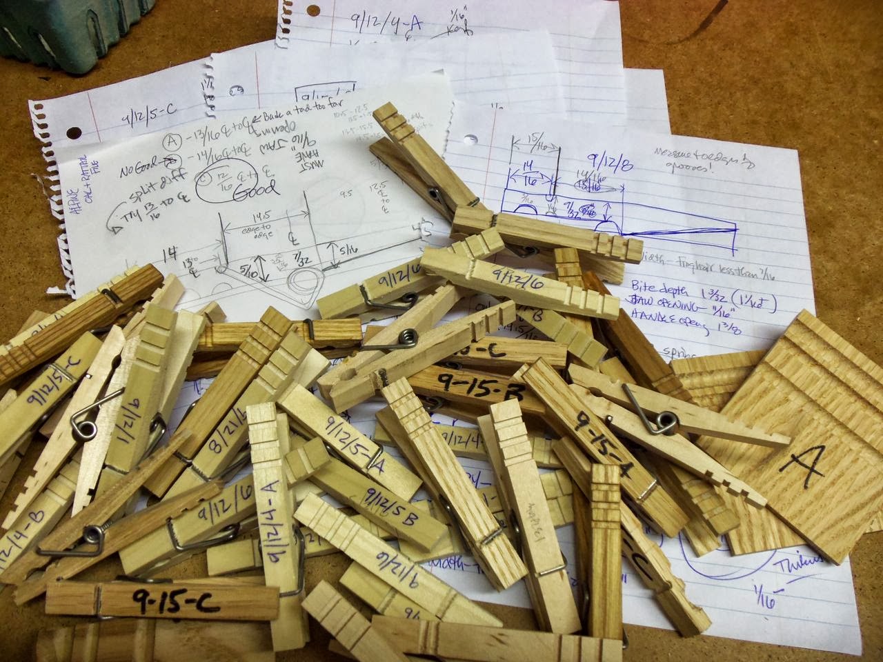 Classic American Clothespins