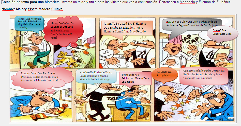 IED MANUELA BELTRAN: Caricaturas