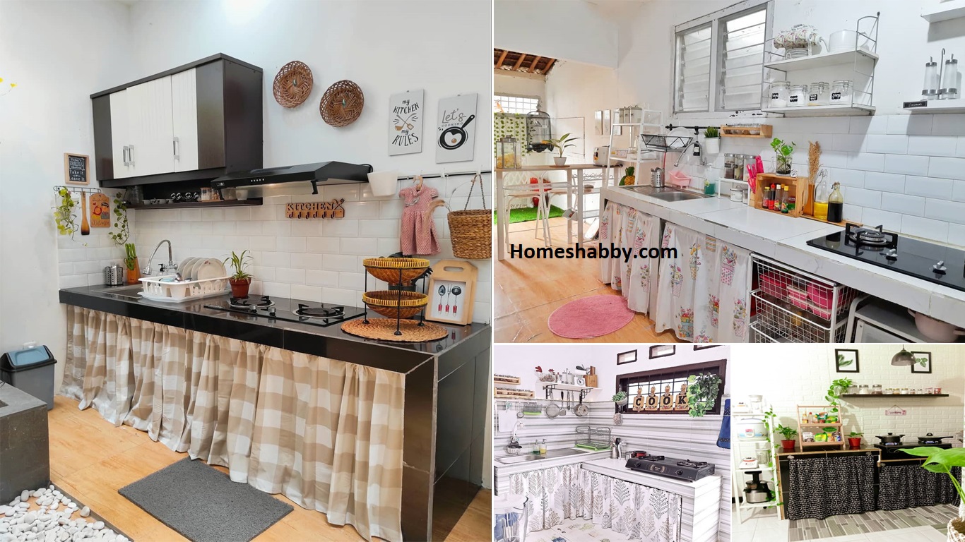 Jadi Rapi, 6 Desain Gorden Kolong Dapur yang Cantik Untuk Mempermanis Ruang Dapur Rumah Kecil ...