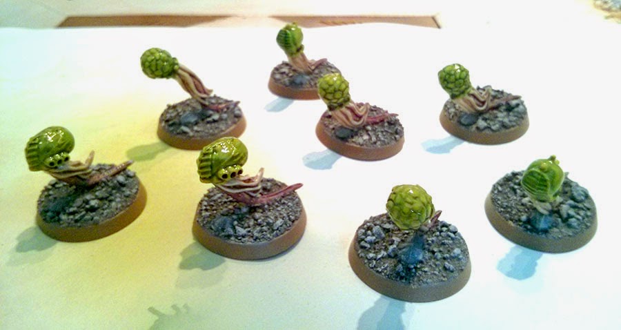 The Hammer of Wrath: WIP: Repainted Tyranid Spore Mines