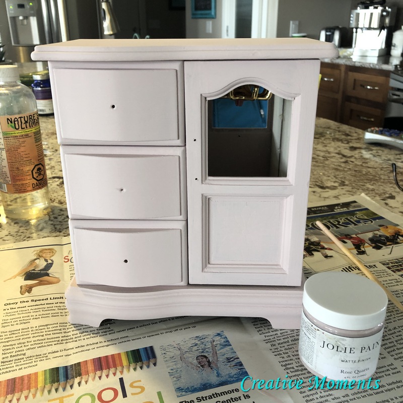 Pretty In Rose Quartz Pink Jewelry Box