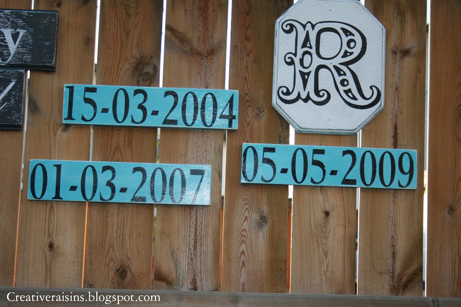 Creative Raisins: Garden Signs