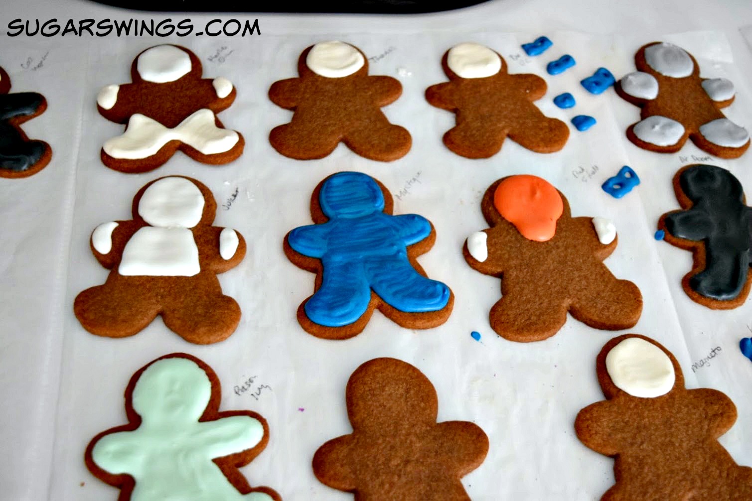 Sugar Swings! Serve Some: Super Hero Villain Gingerbread Men Cookies