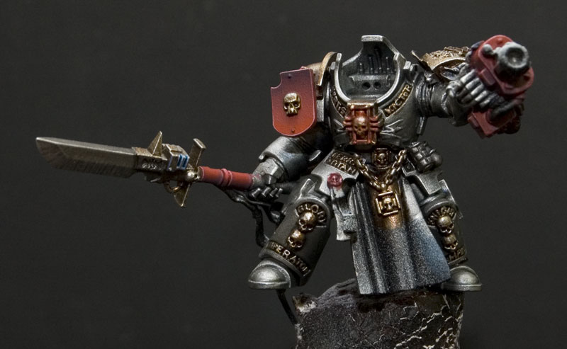 The Brush Brothers: Grey Knights Chapter Master painting tutorial (step ...