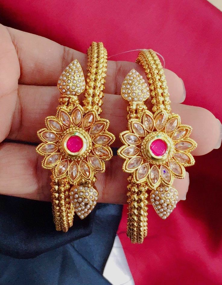 Golden kada bangles