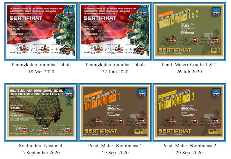 Kegiatan PPS Betako Merpati Putih Tingkat Nasional Yang Diikuti DPC ...