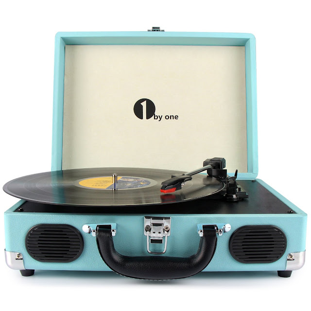 1Byone Belt Drive 3 Speed Portable Stereo Turntable Review - Vinyl ...