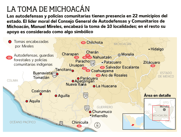 The war in Michoacan: A brief chronology ~ Borderland Beat